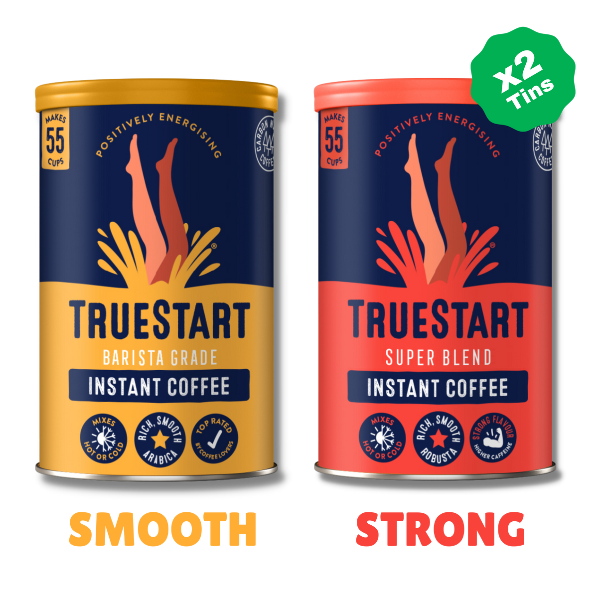 Smooth & Strong Instant Bundle – TrueStart Coffee