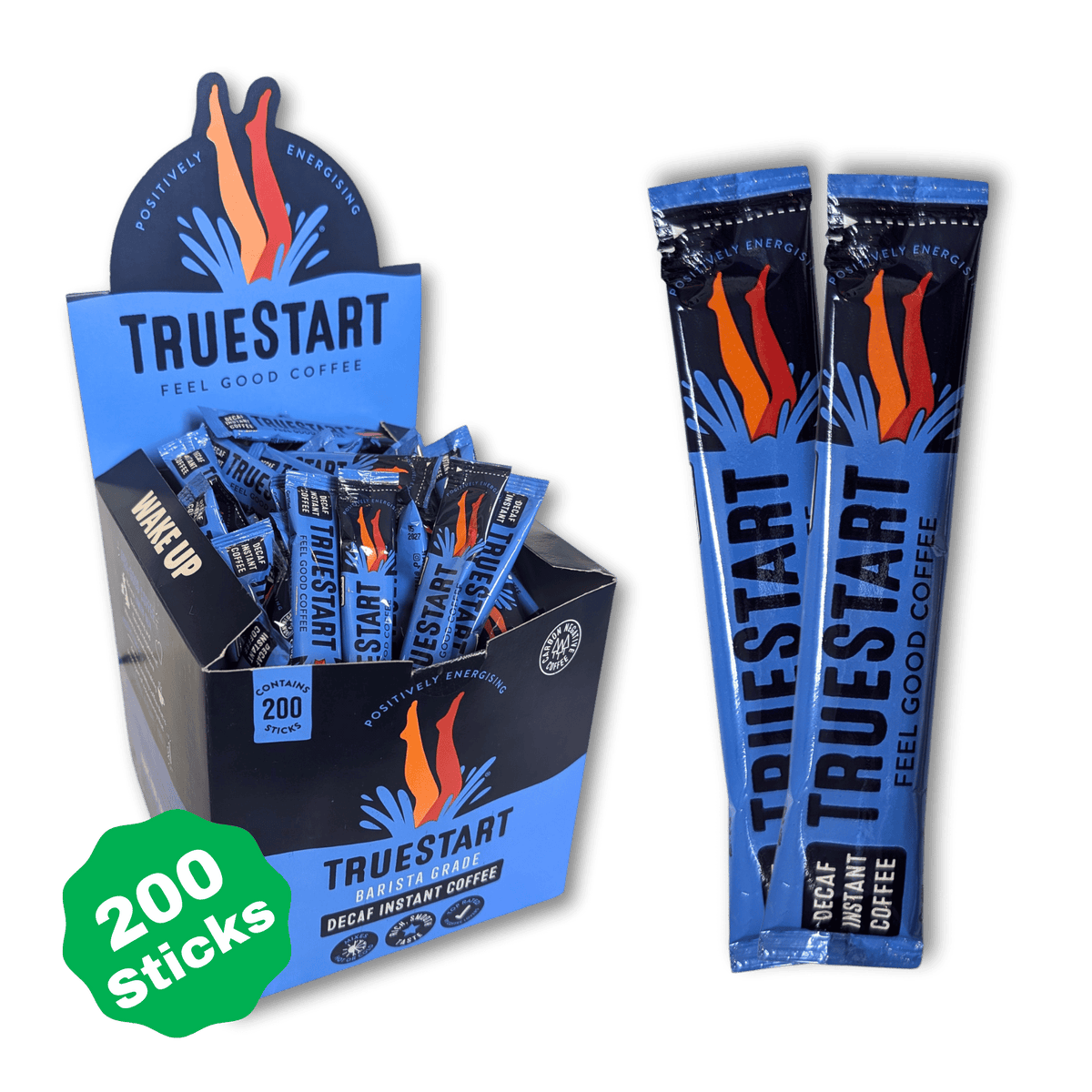 Barista Grade Decaf Instant Coffee Sticks – TrueStart Coffee